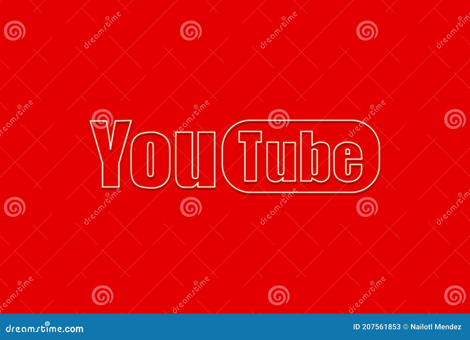 An Illustration of the Youtube Symbol Editorial Stock Photo ...