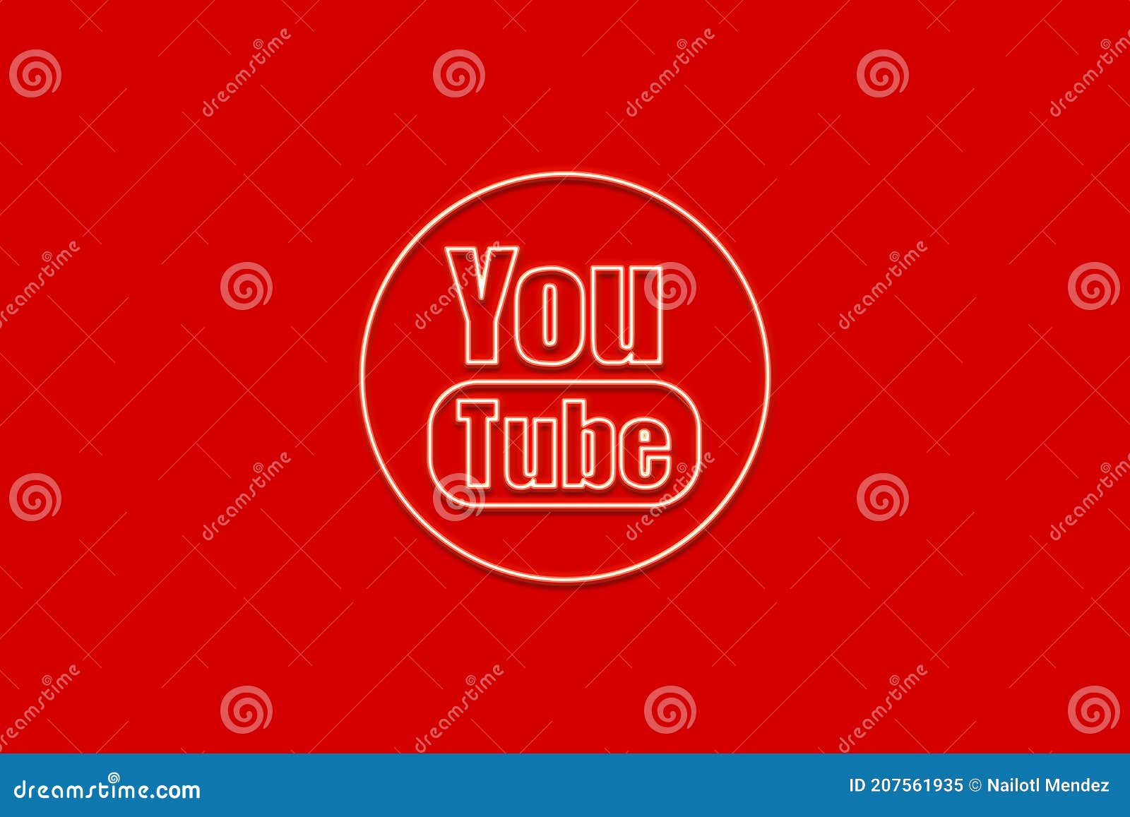 An Illustration of the Youtube Symbol Editorial Image - Illustration of ...