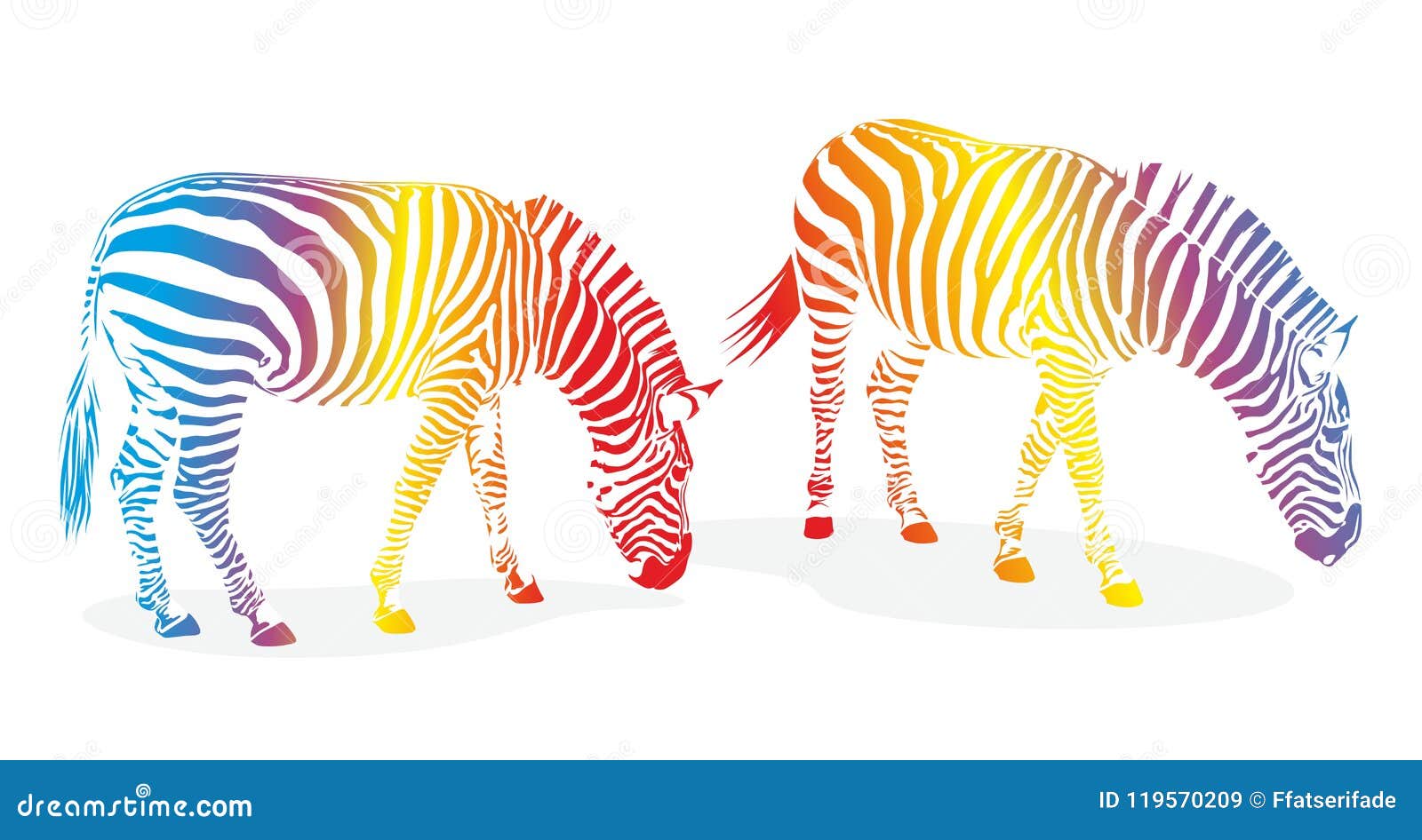 Zebra with stripes stock illustration. Illustration of sample - 119570209