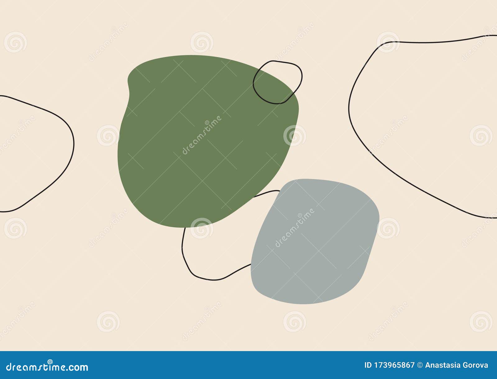 Abstract Creative Background. Line Art Stock Illustration ...