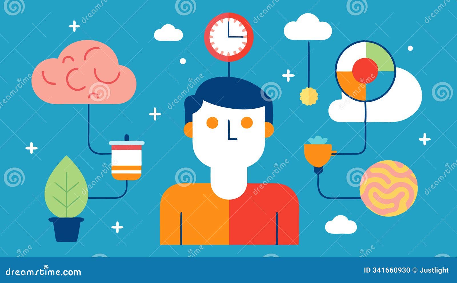 These Illustrations Can Visually Convey the Concept of Cognitive ...