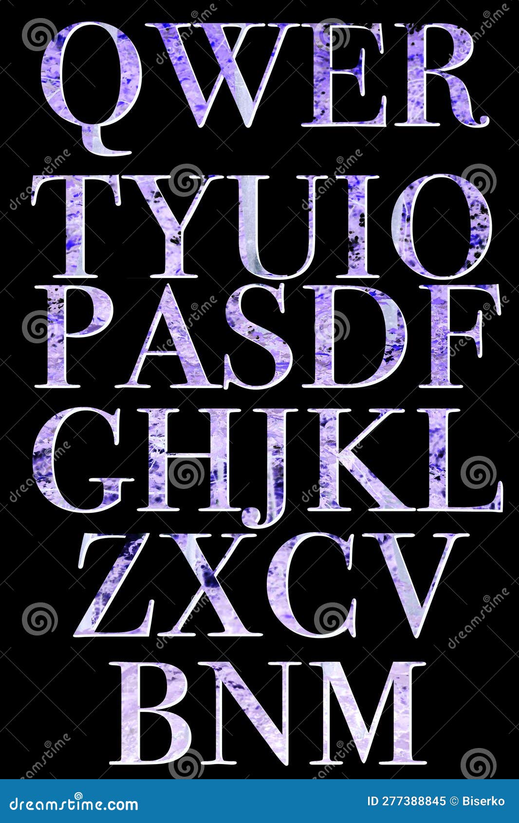 Illustrations of the Classic Serif Letters Stock Illustration ...