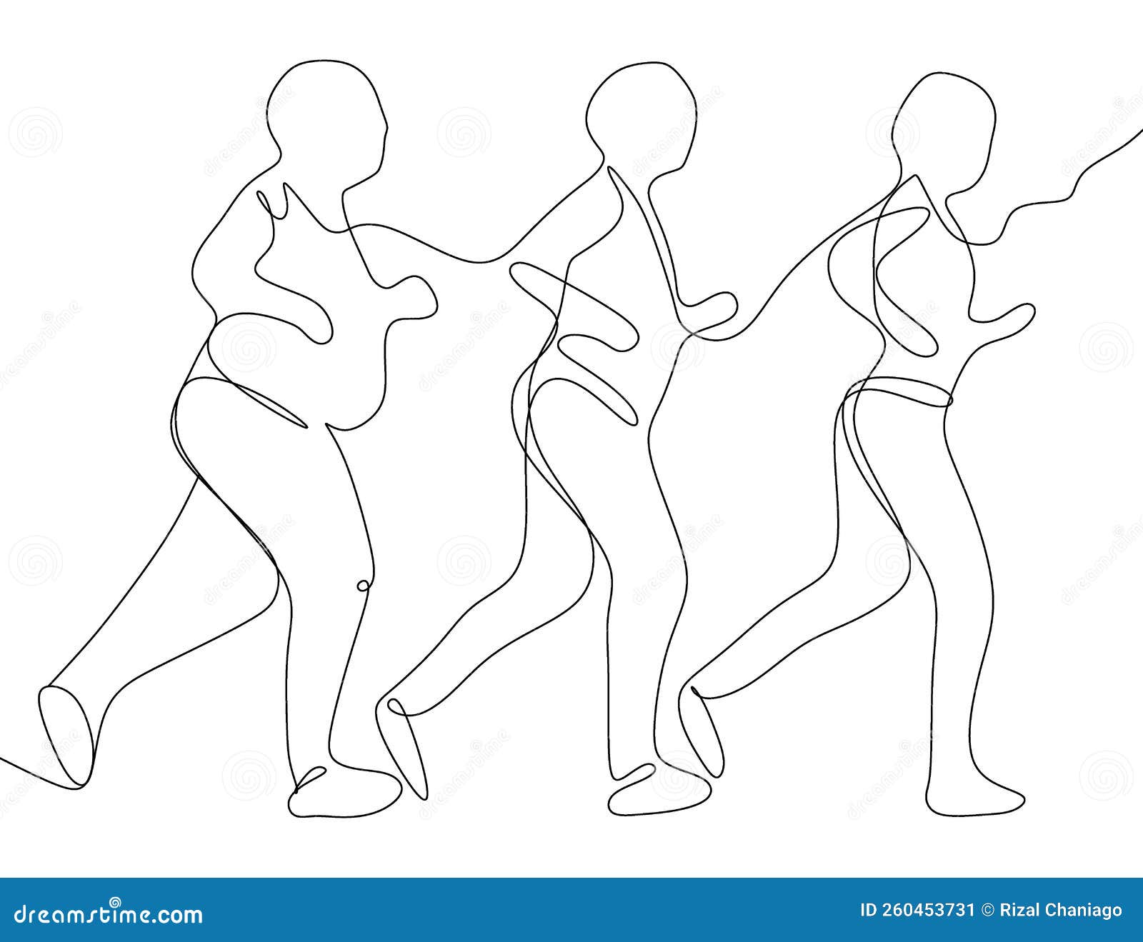 The Illustrations and Clipart. Continuous One-line Drawing Stock ...