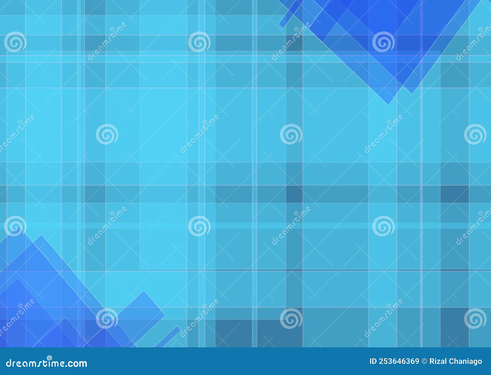 The Illustrations and Clipart. Gradient-blue Boxes in White Outline for ...