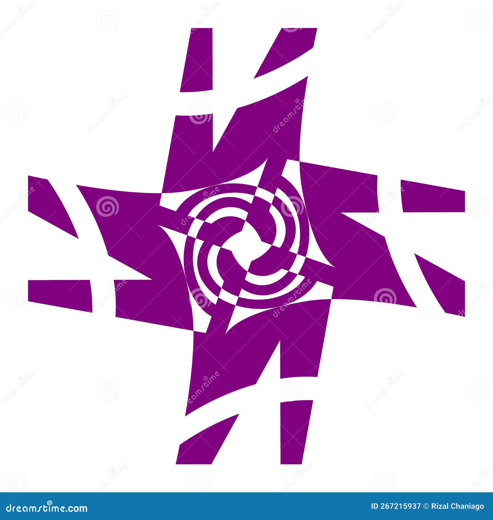 The Illustrations and Clipart. Purple Logo Design Stock Illustration ...