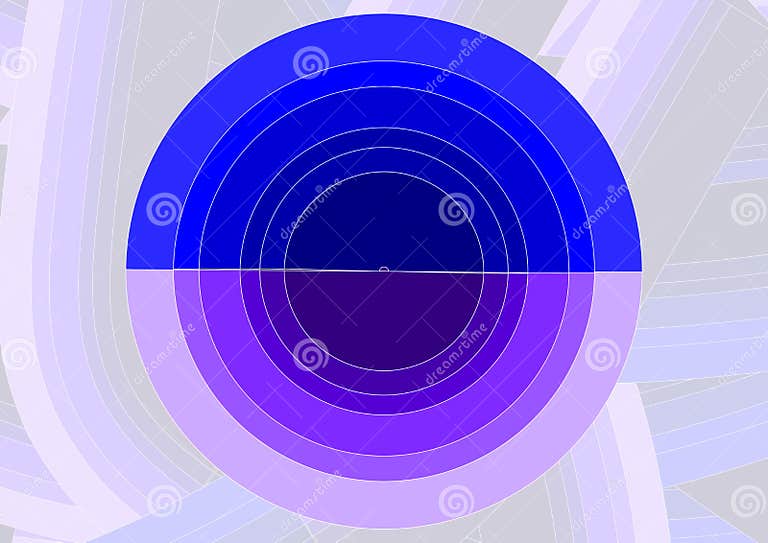 Vector Image. Gradient Blue and Purple Color in a Circle Pattern Stock ...