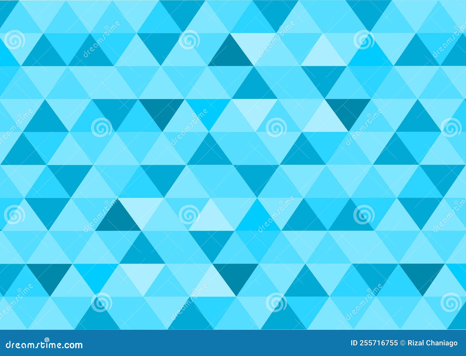 Vector Image. Gradient Blue Triangle for Background Stock Illustration ...