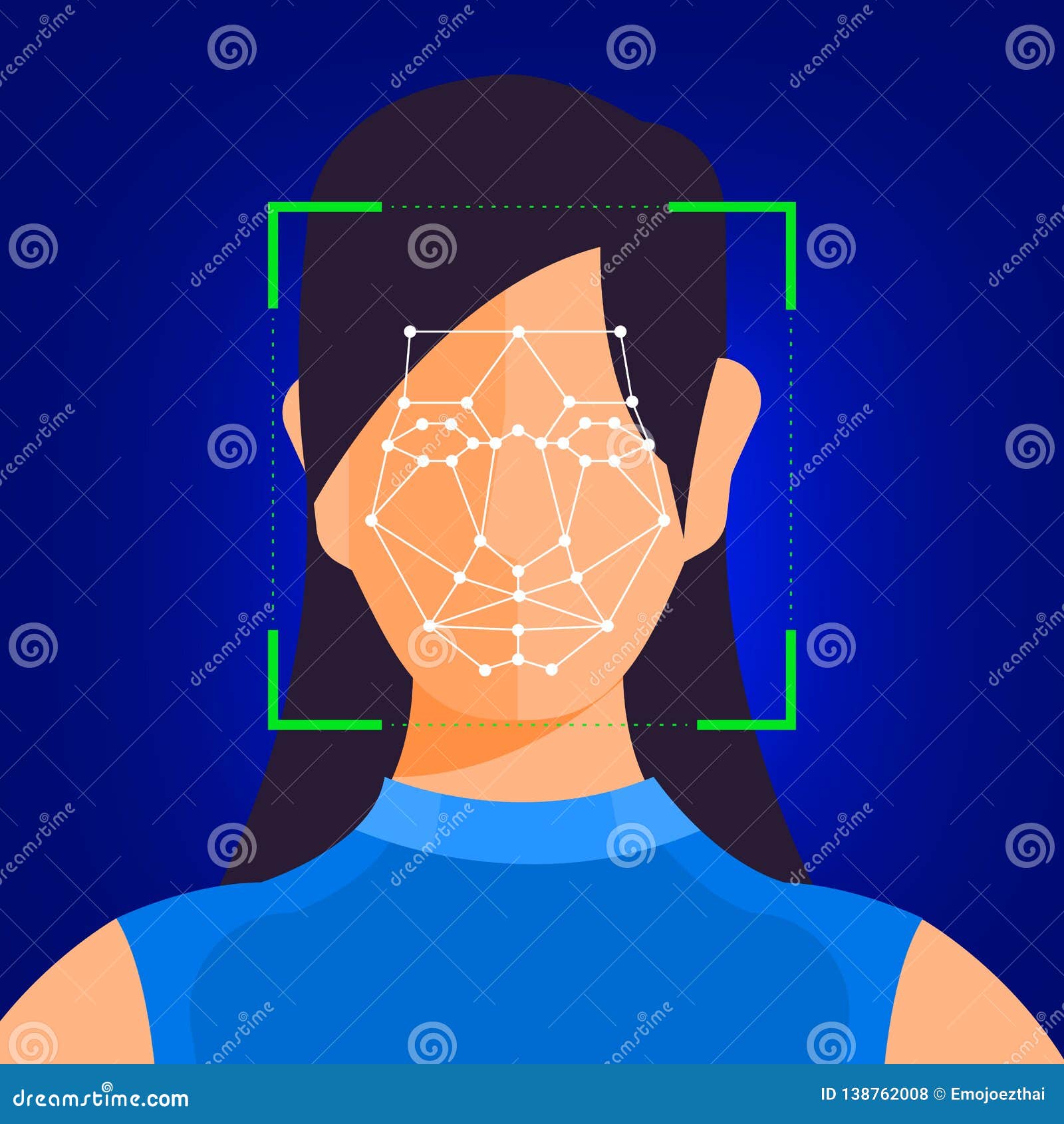 Facial Recognition System Concept. Face ID, Face Recognition System ... Facial Recognition System Concept. Face ID, Face Recognition System ...