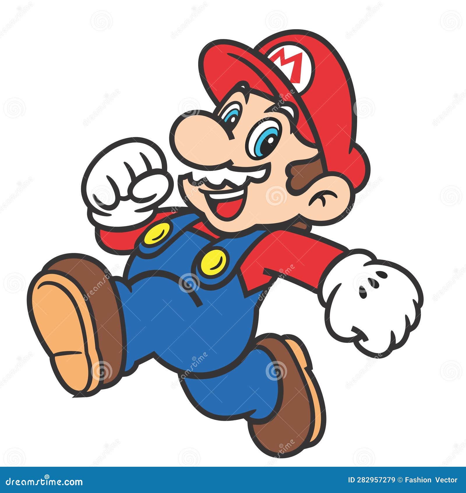 Mario Vector Icon Isolated On Transparent Background, Linear Mar ...