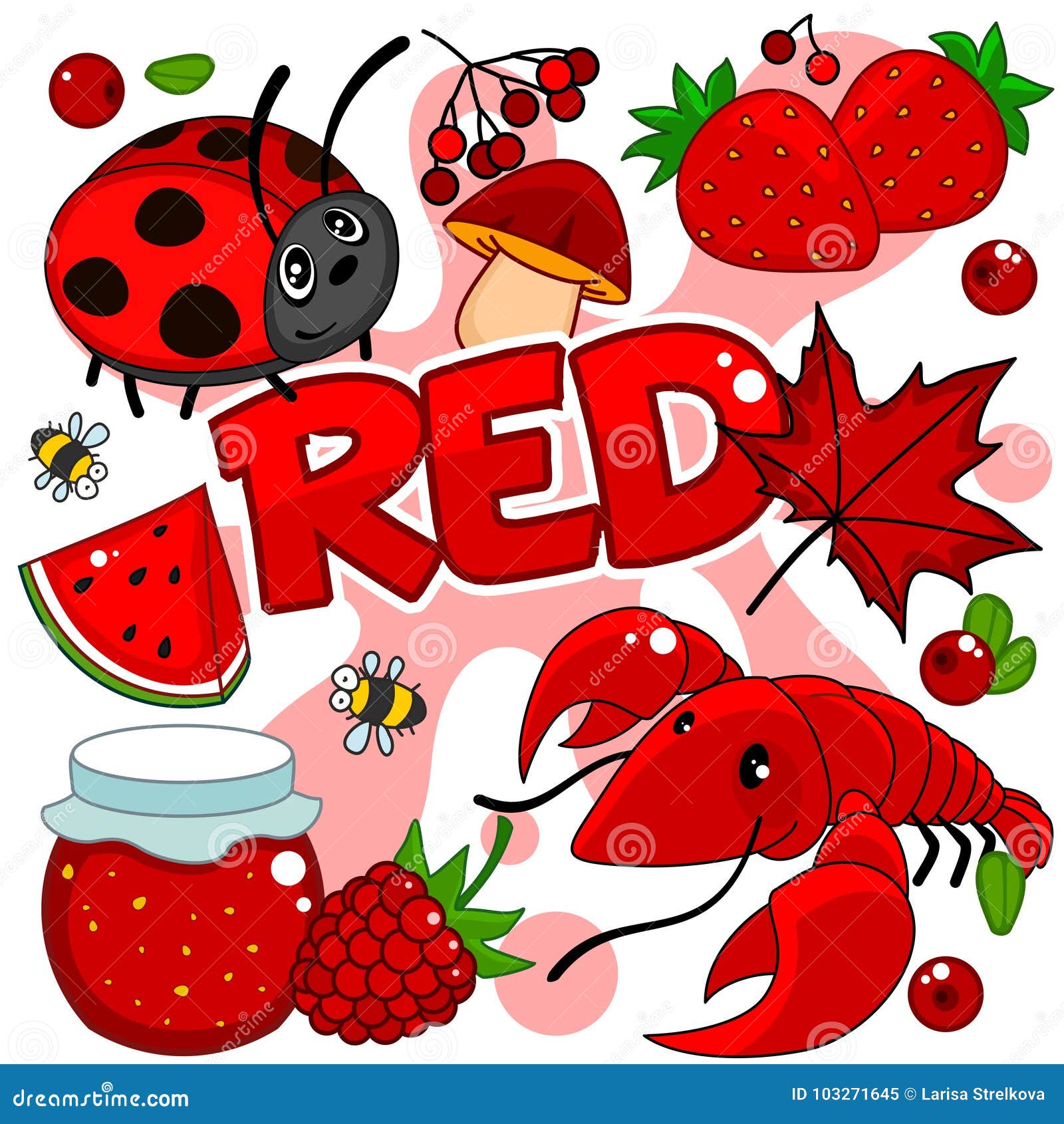 Illustrations De Couleur Rouge Illustration de Vecteur - Illustration ...