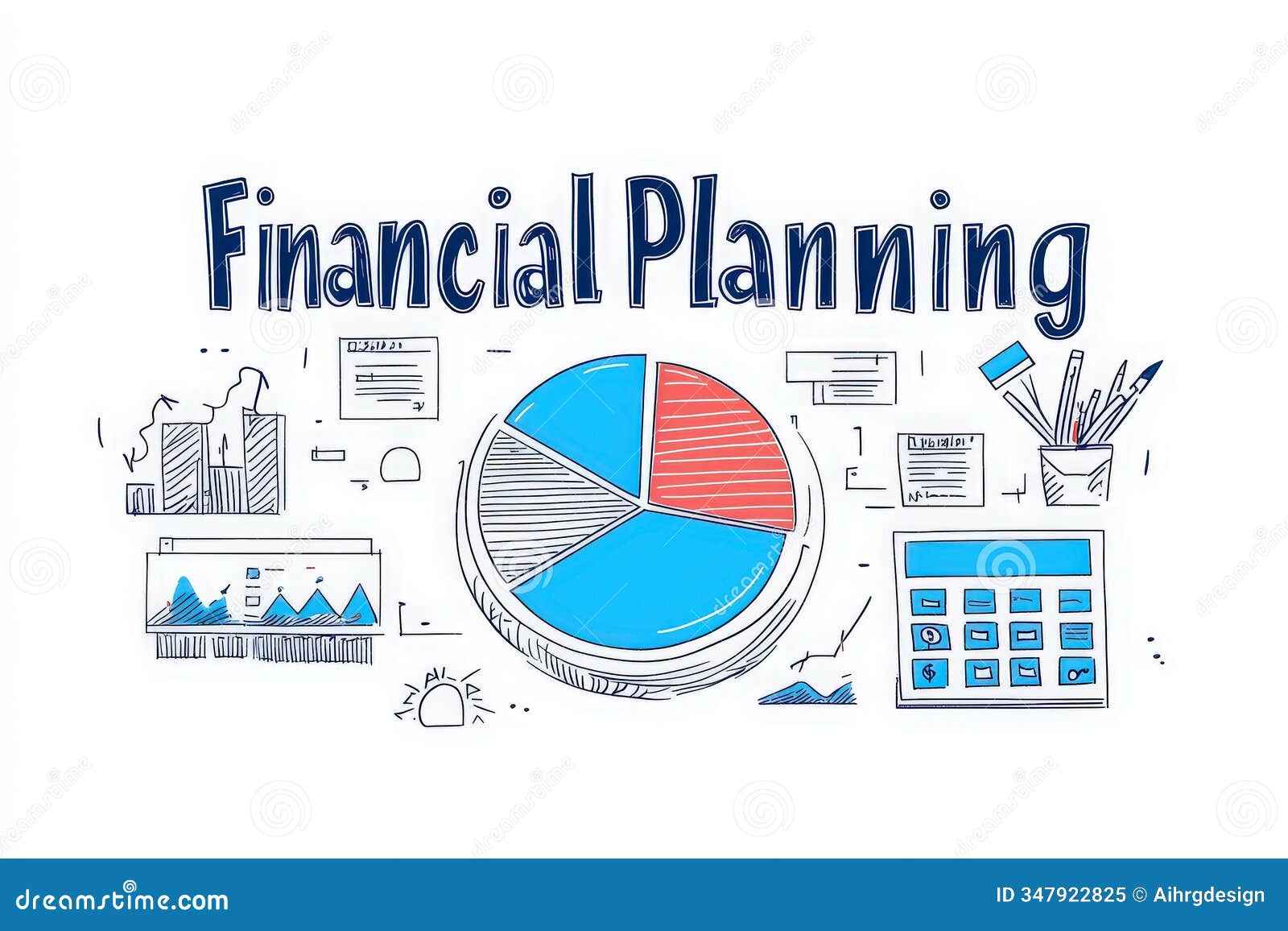 Visual Representation of Financial Planning Concepts with Charts and ...