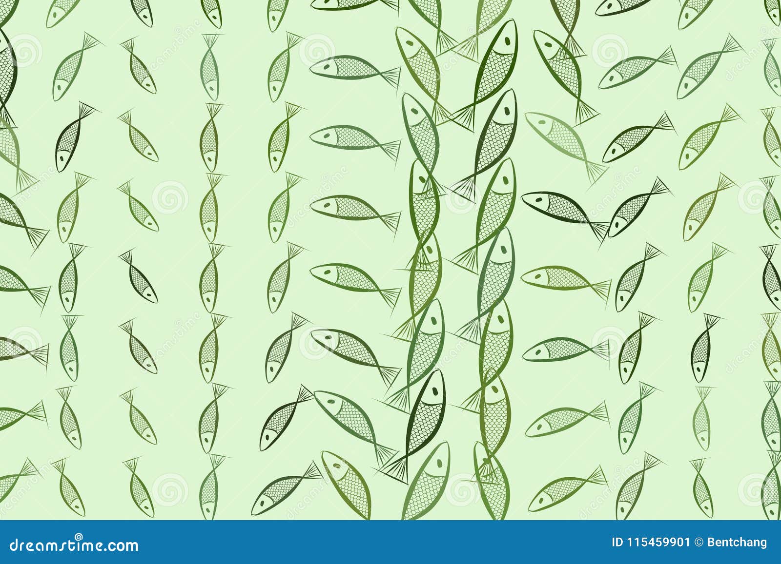 Illustrations of Fish. Details, Texture, Surface & Pattern. Stock ...