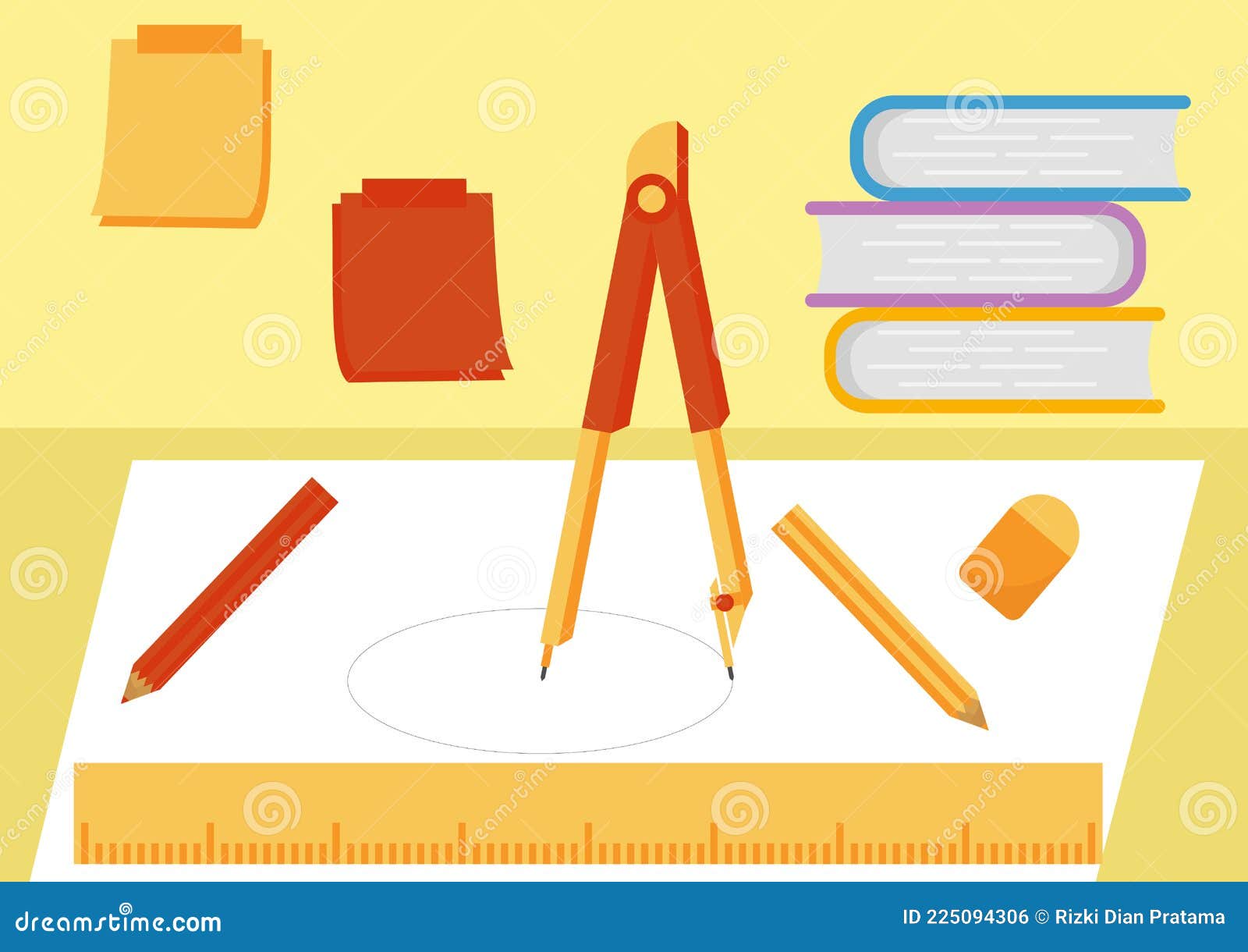 Illustrations with Learning Themes with Modern Design Stock Vector ...