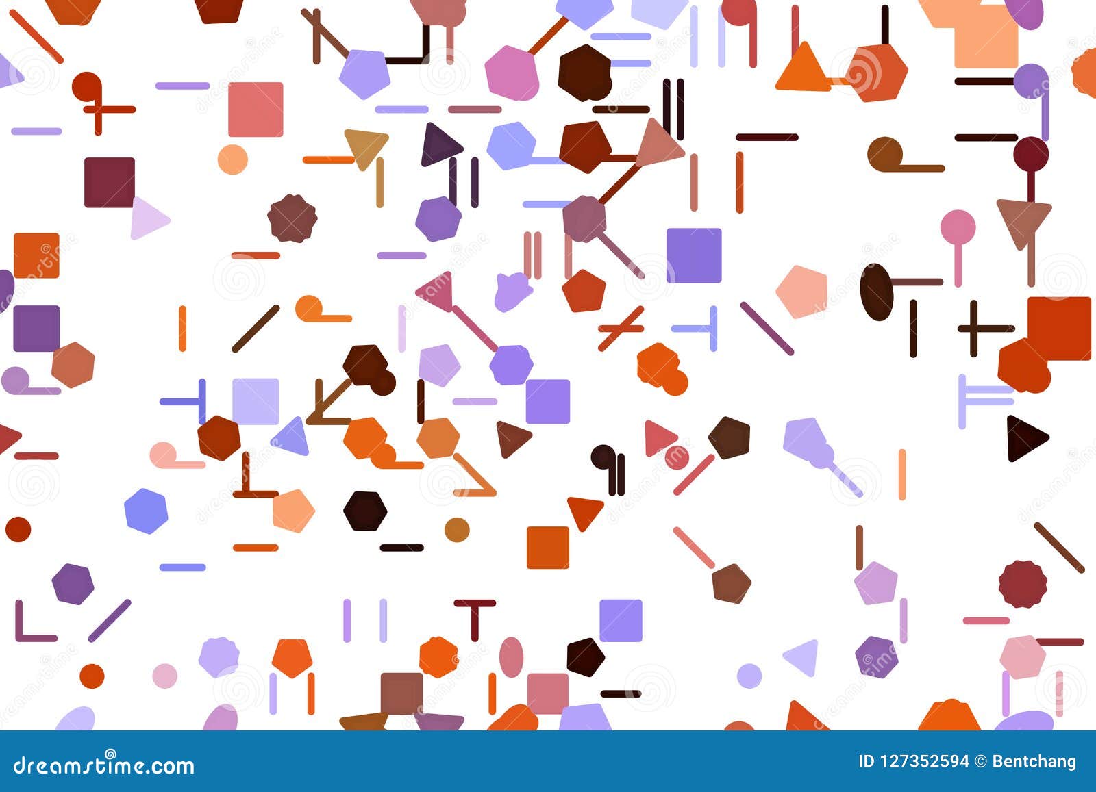 Illustrations of Line or Shape. Drawing, Concept, Template & Texture ...