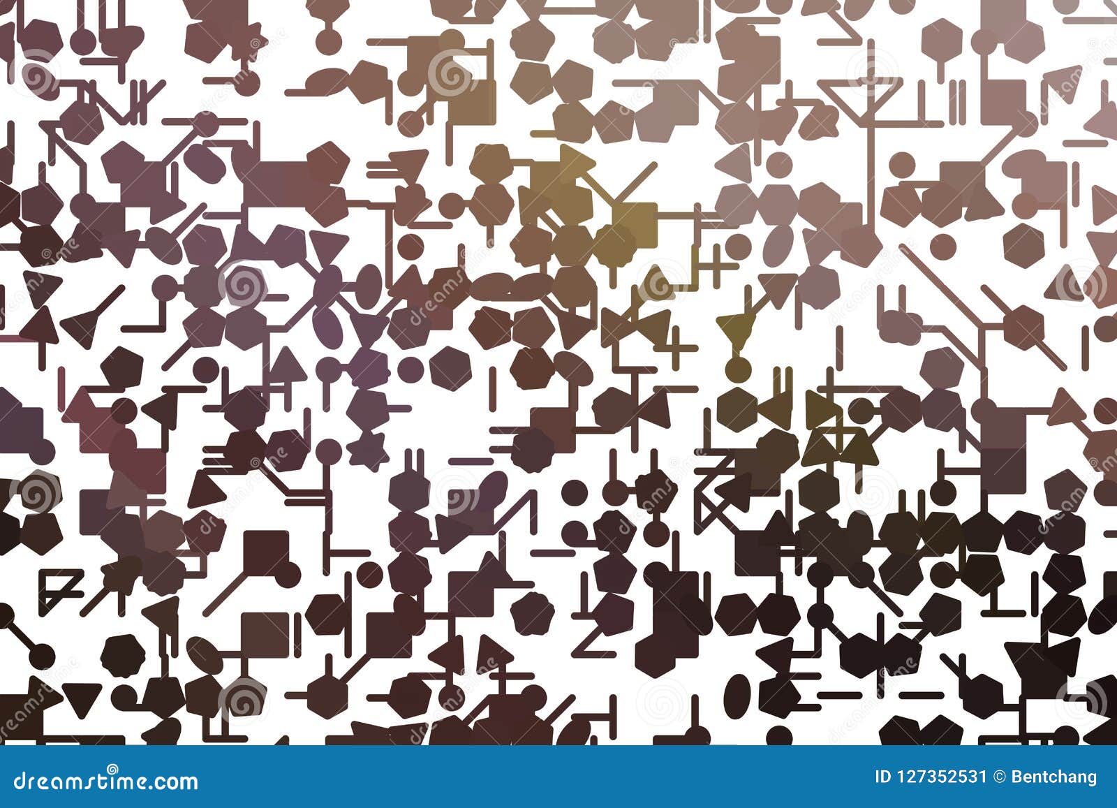 Illustrations of Line or Shape. Generative, Drawing, Surface & Details ...