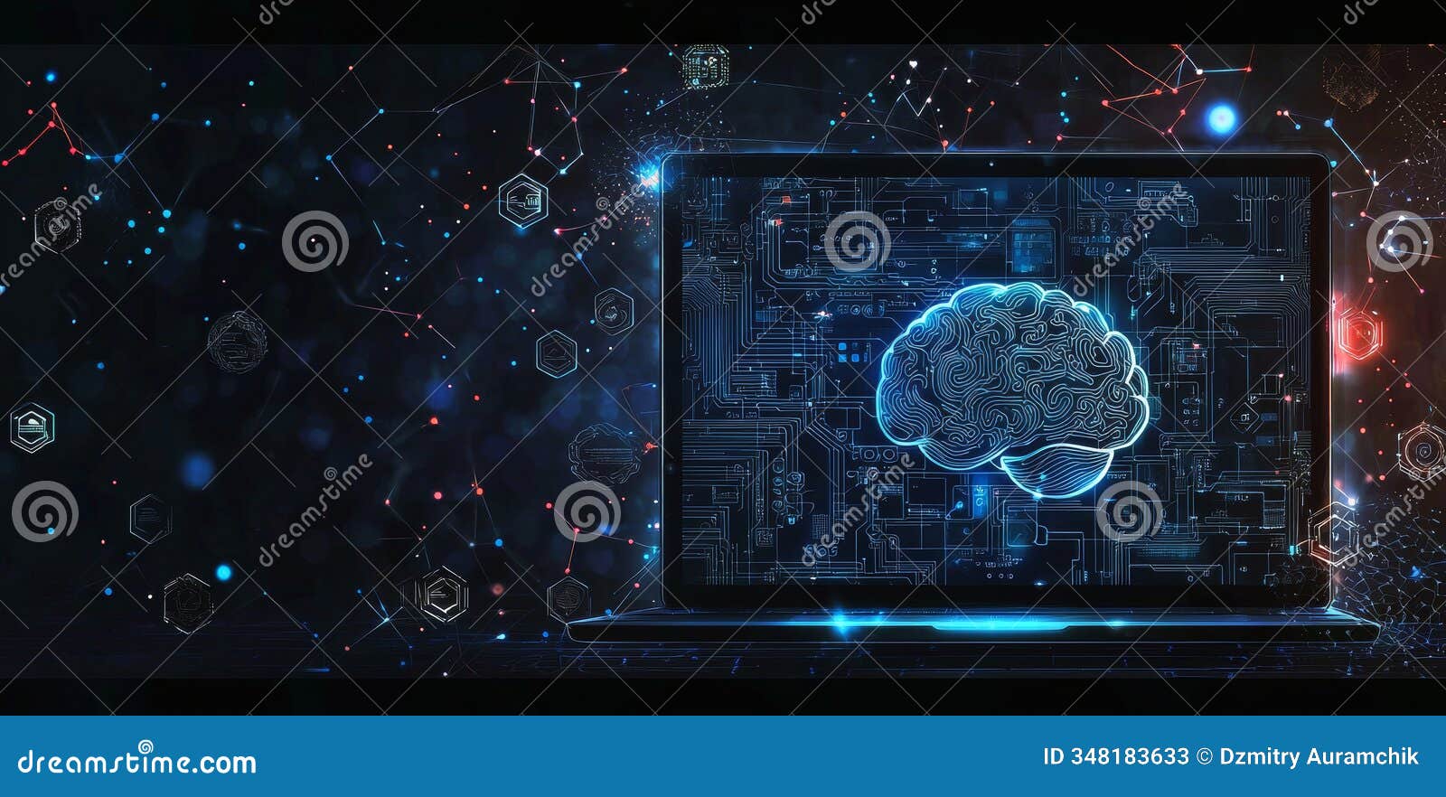 Illustrations of Modern Data Processes Communicating with Big Data ...