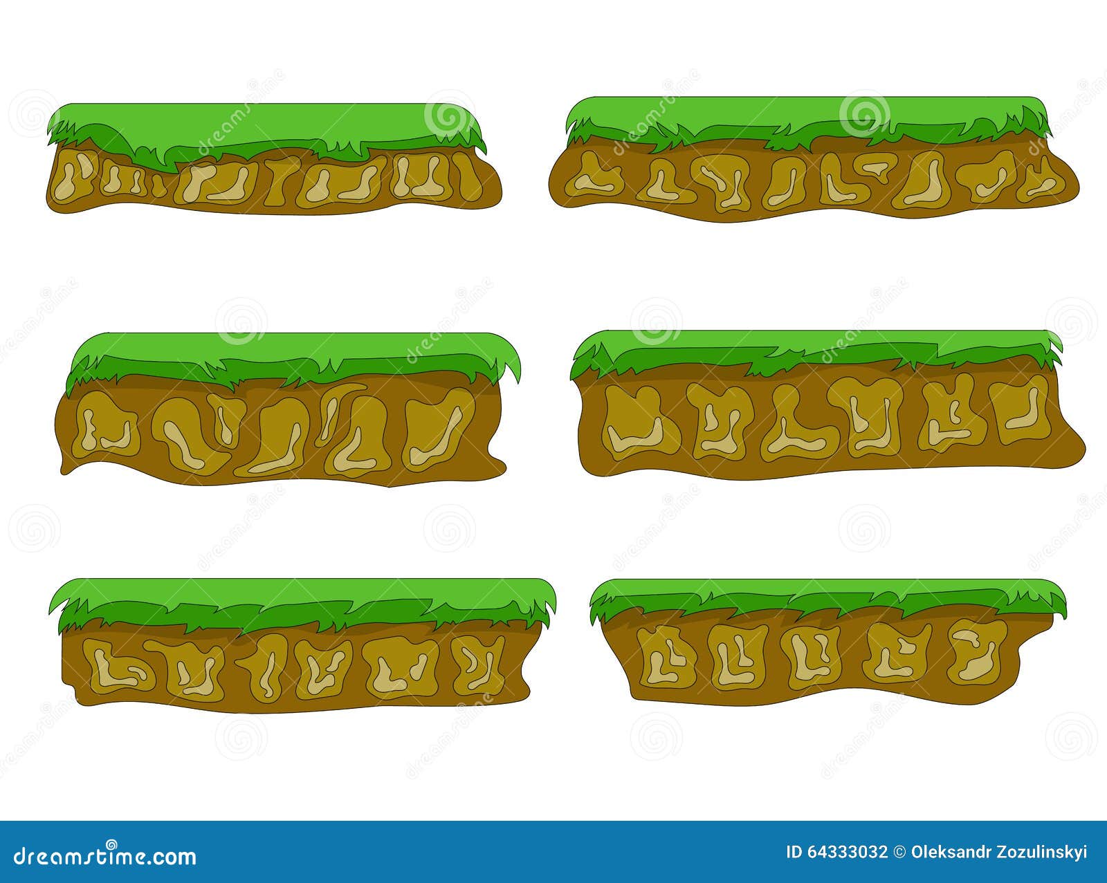 Illustrations Platform for Game Stock Vector - Illustration of ...
