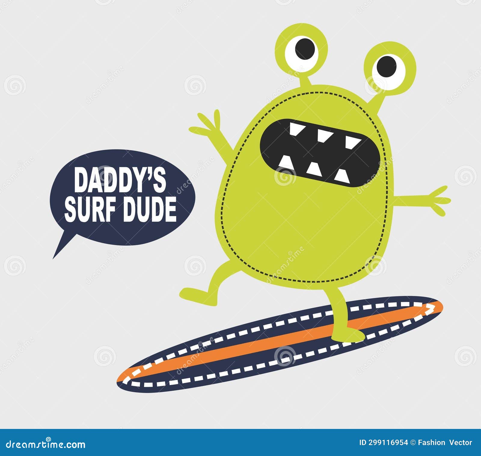 Surf dude print vector art stock illustration. Illustration of artwork ...