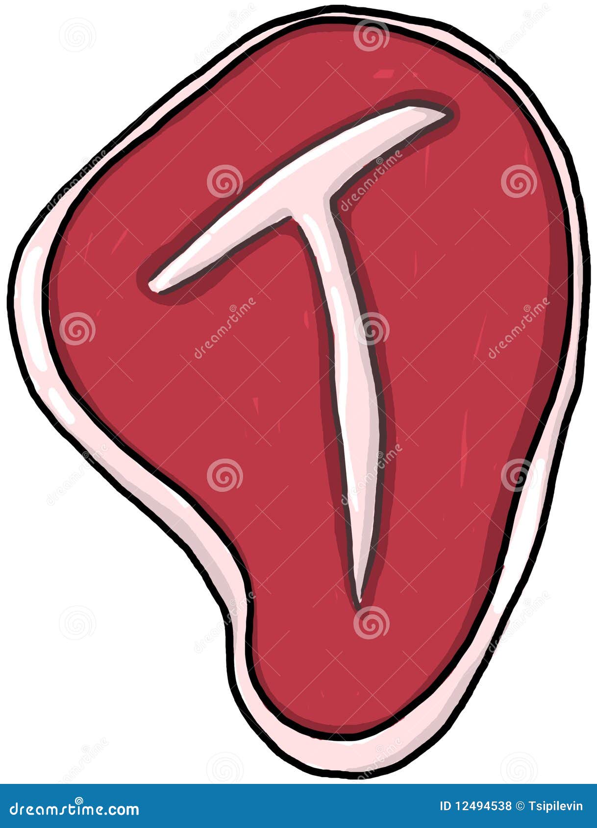 Illustrationsteak stock illustrationer. Illustration av banta - 12494538