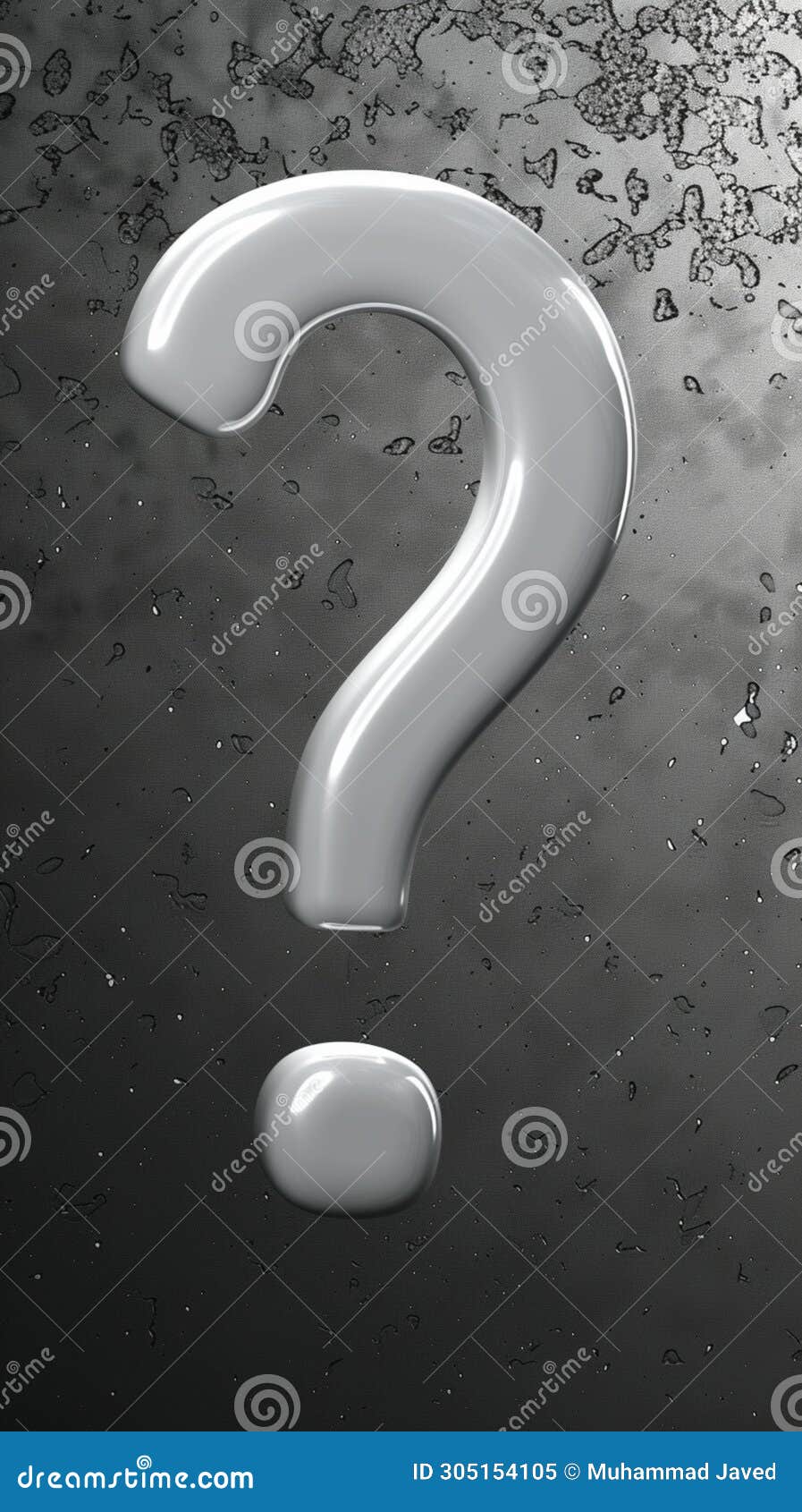 Illustrative Banner White Question Mark with Free Space Background ...