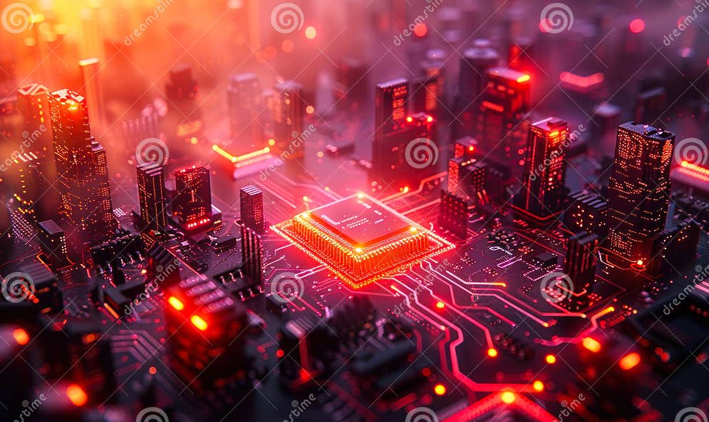 Illustrative Concept of Full Stack Development in Technology with ...