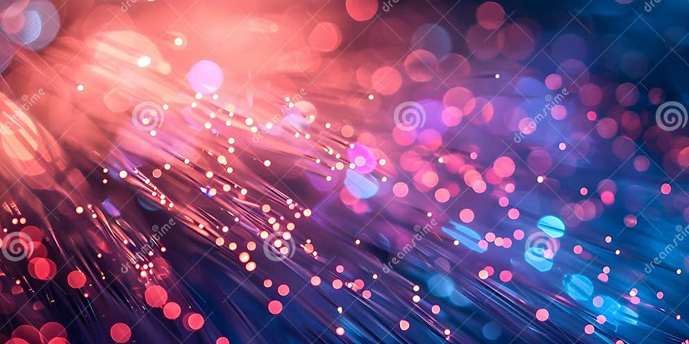 Illustrative Digital Display of Fiber Optic Connections in Quantum ...