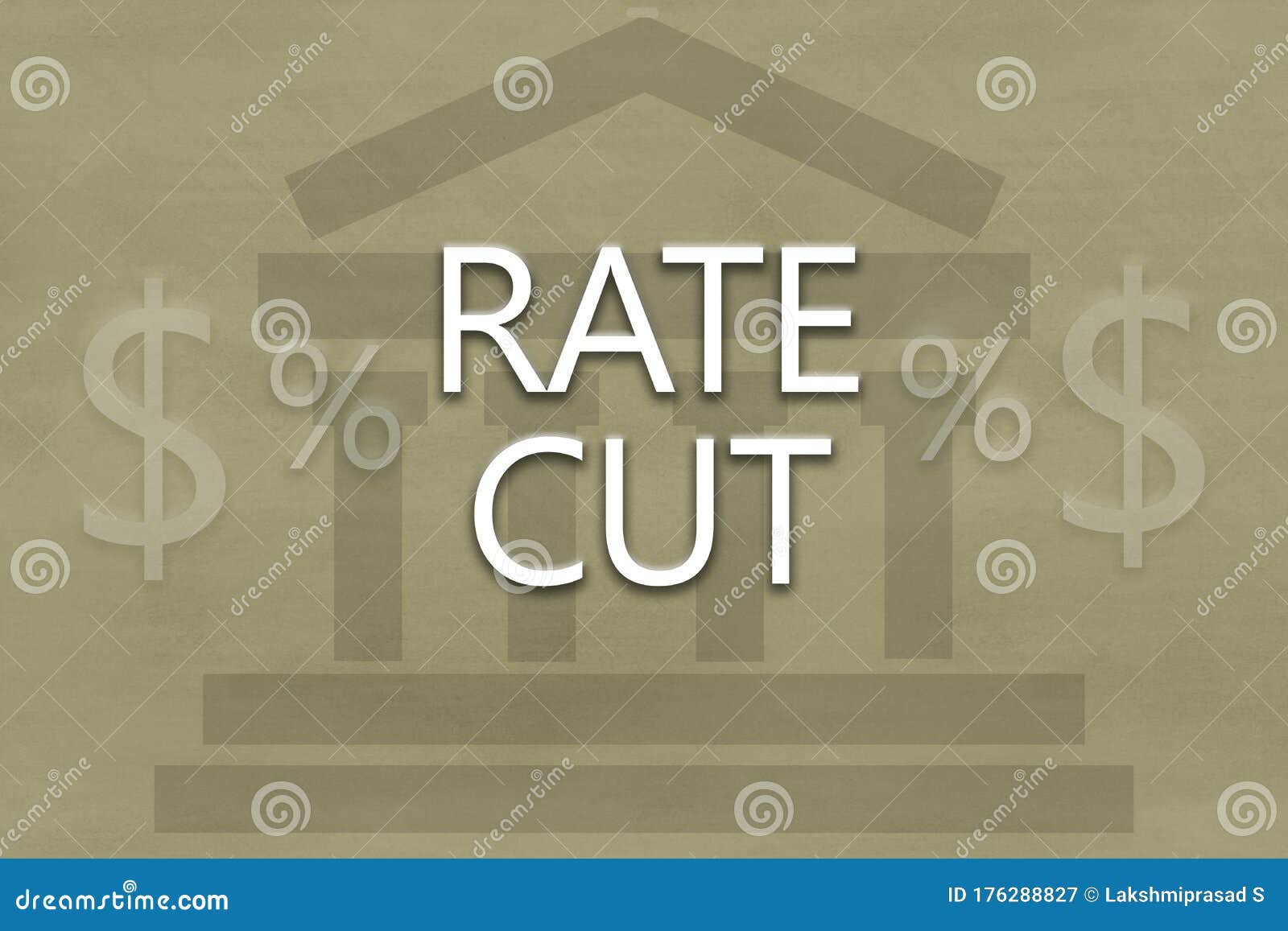 Illustrative Example of US Fed Interest Rate Cut - Concept of ...