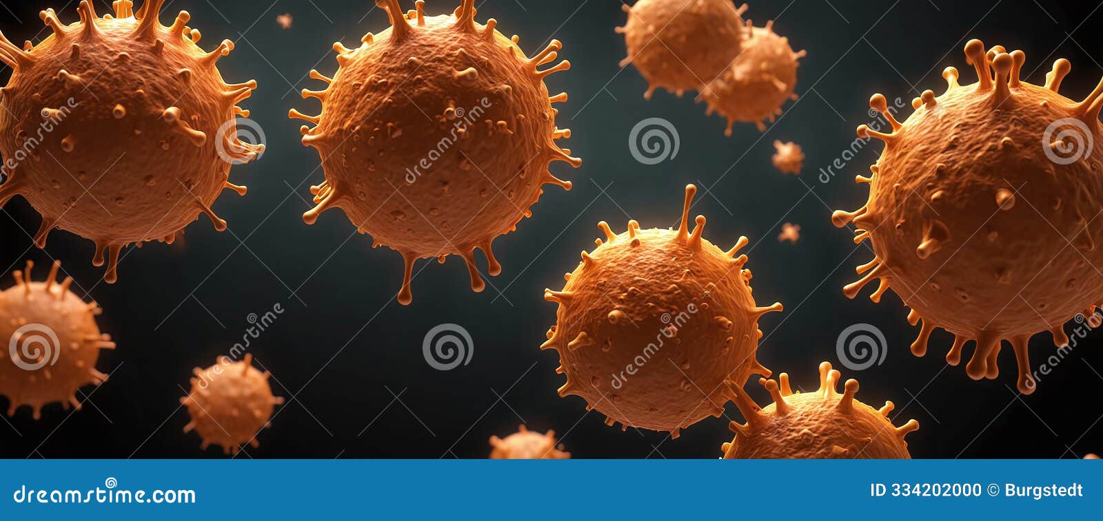 Illustrative Microscopic Close-up of a Dividing Cell of a Microorganism ...