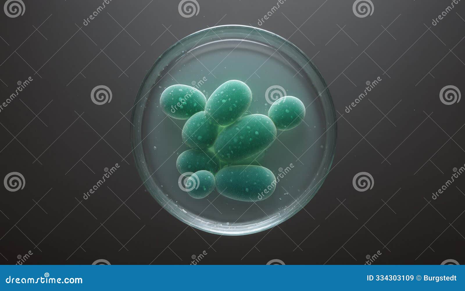 Illustrative Presentation of Different Pathogens on the Culture Medium ...