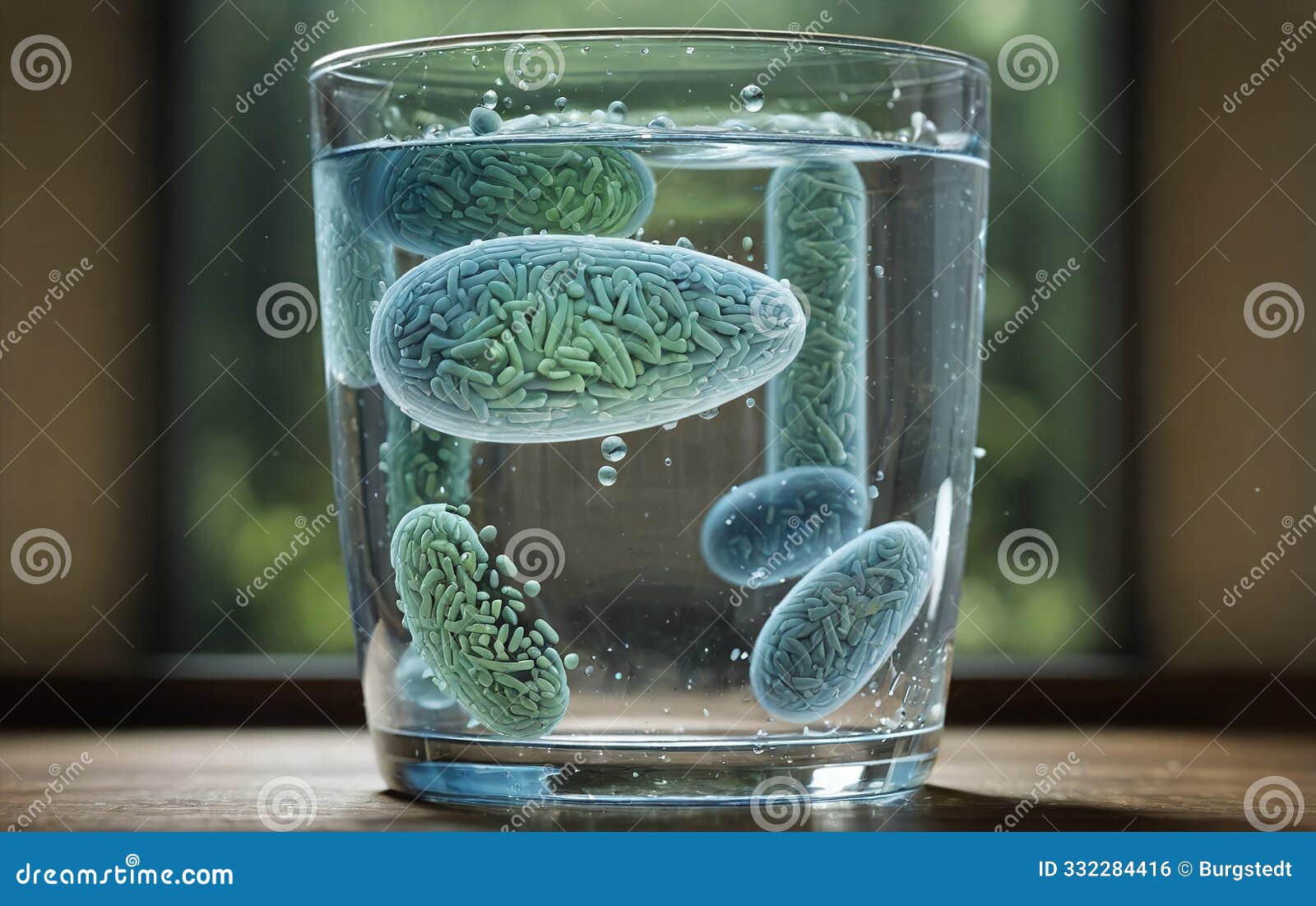 Illustrative Representation of Drinking Water Contaminated with ...