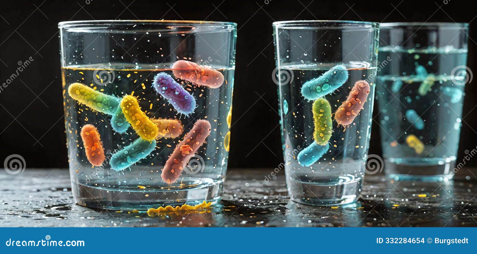 Illustrative Representation of Drinking Water Contaminated with ...