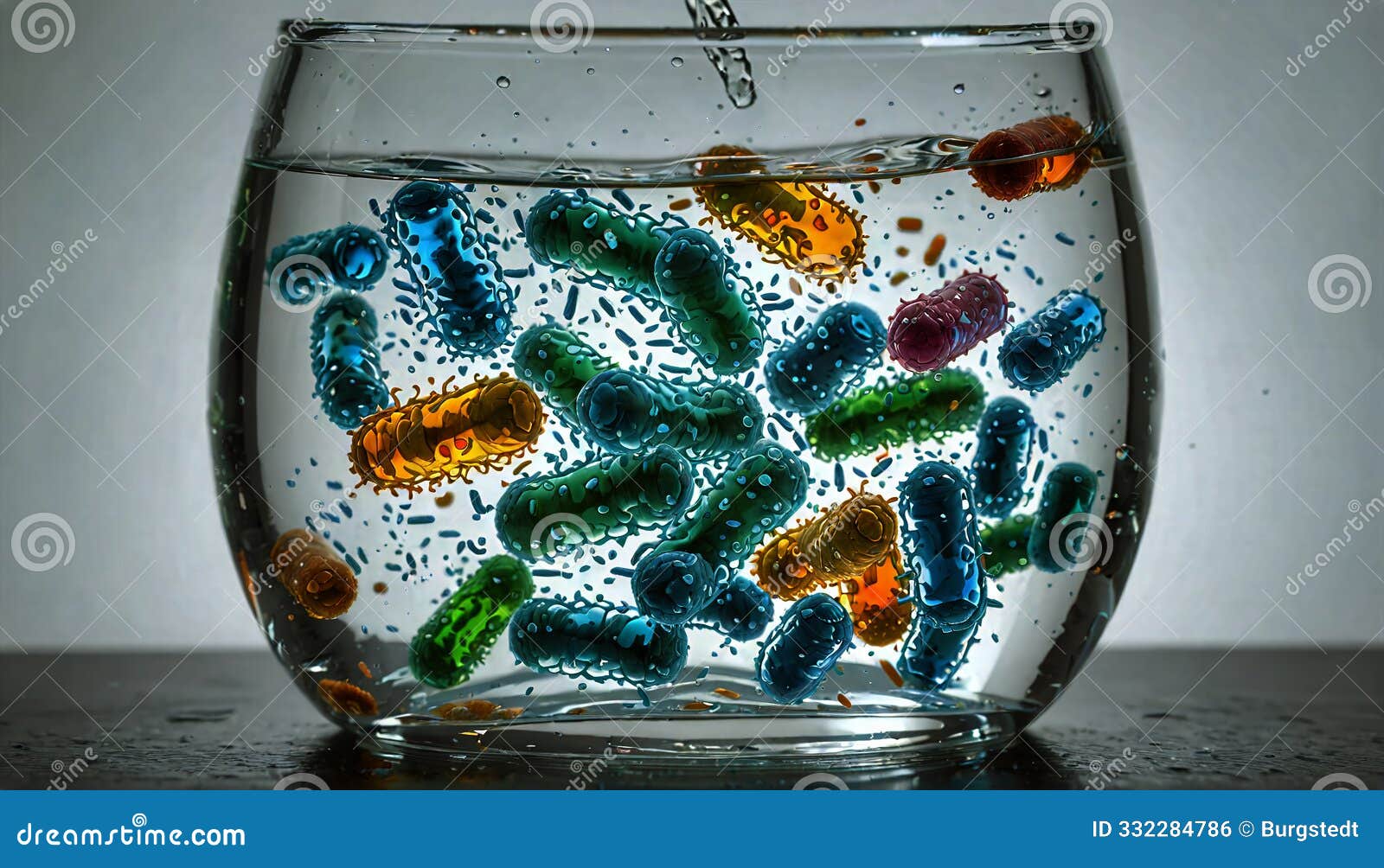 Illustrative Representation of Drinking Water Contaminated with ...