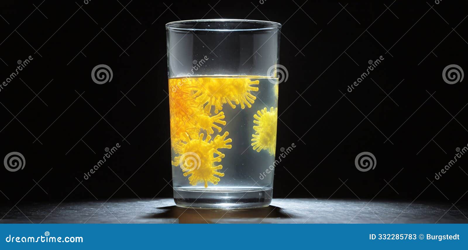 Illustrative Representation of Drinking Water Contaminated with ...