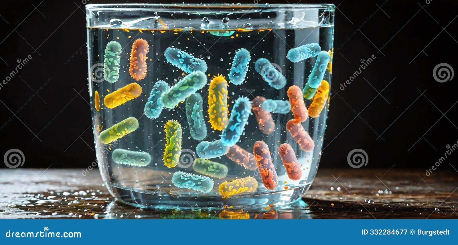 Illustrative Representation of Drinking Water Contaminated with ...