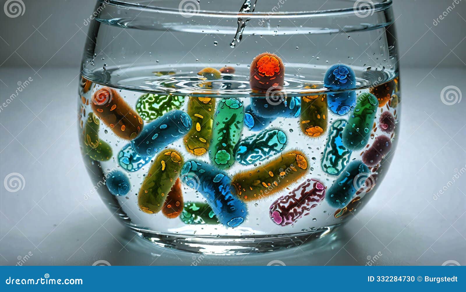 Illustrative Representation of Drinking Water Contaminated with ...