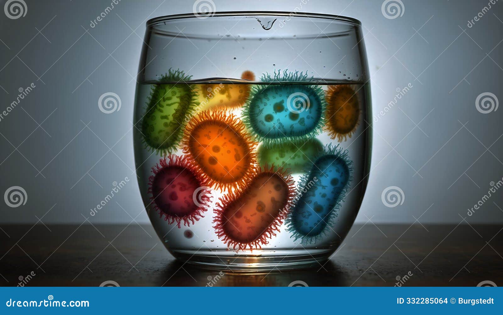 Illustrative Representation of Drinking Water Contaminated with ...