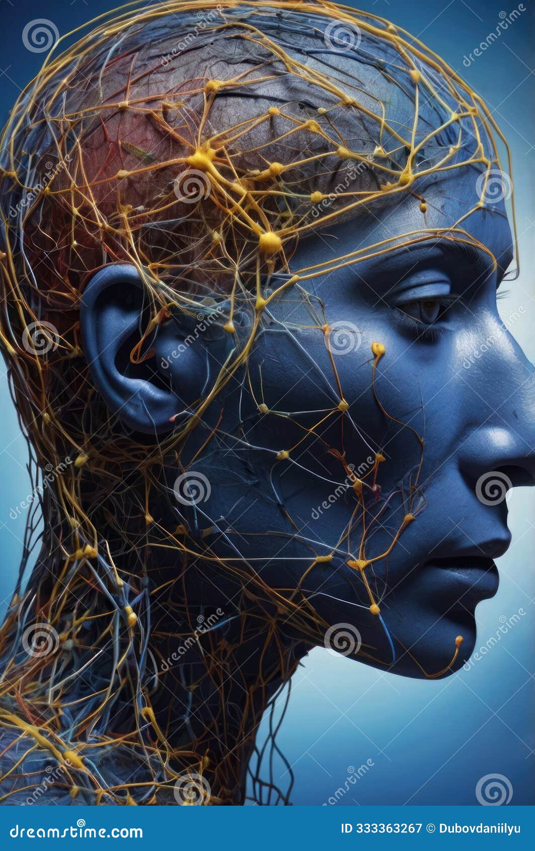 An Illustrative Representation of the Workings of Nerves, Showing Their ...