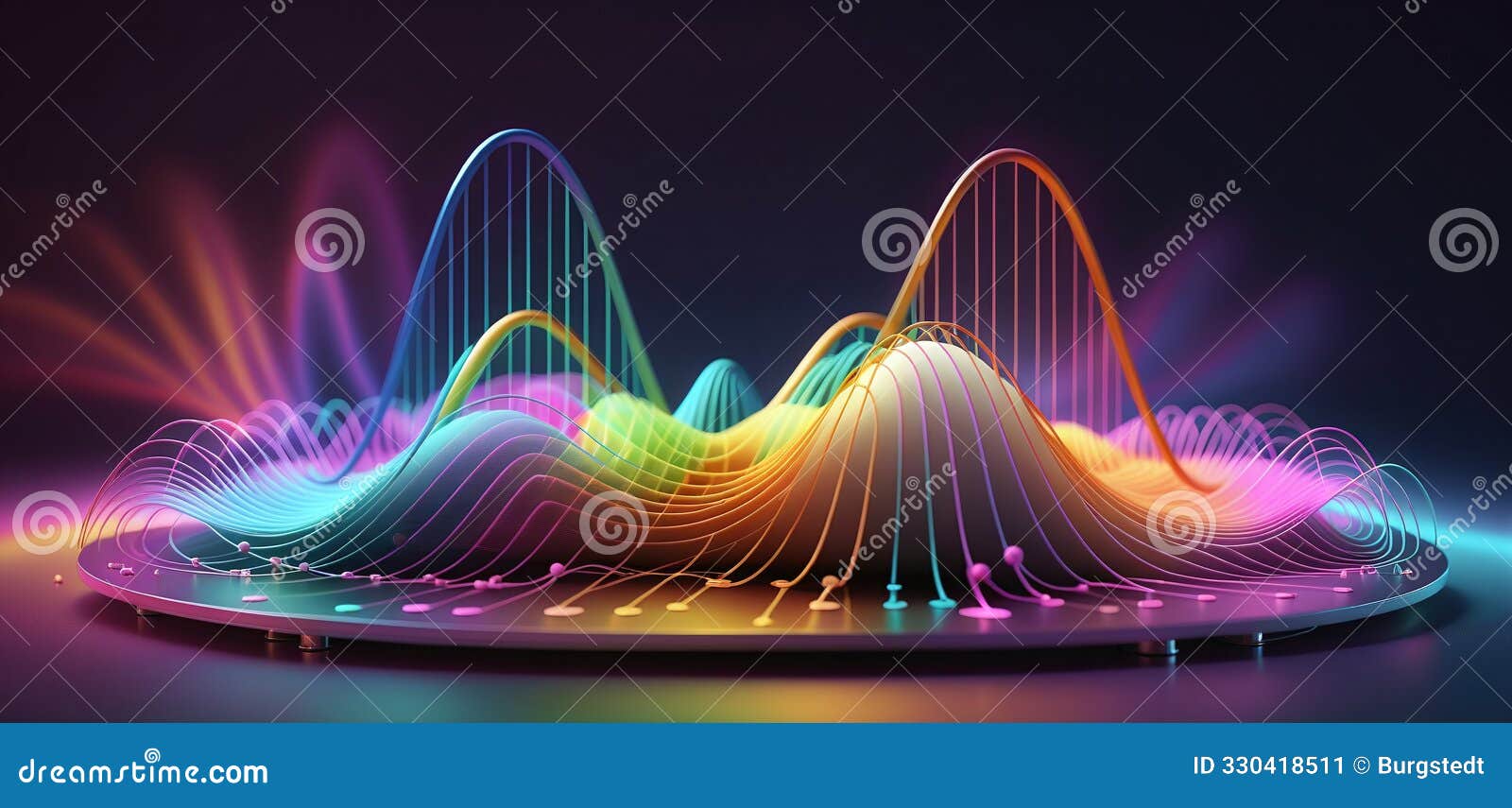Illustrative Visualization of Radio Waves Around a Transmitting and ...