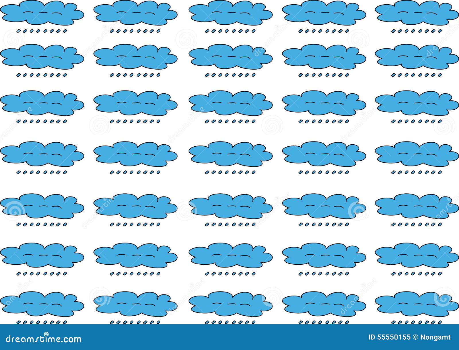 Illustrator Background Cloud Shape Stock Illustration - Illustration of ...