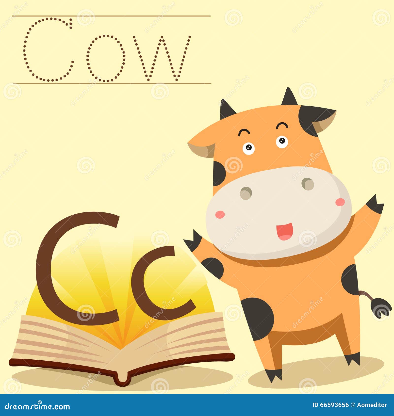 Illustrator Of Vocabulary A - Z Alphabet Vector Illustration ...