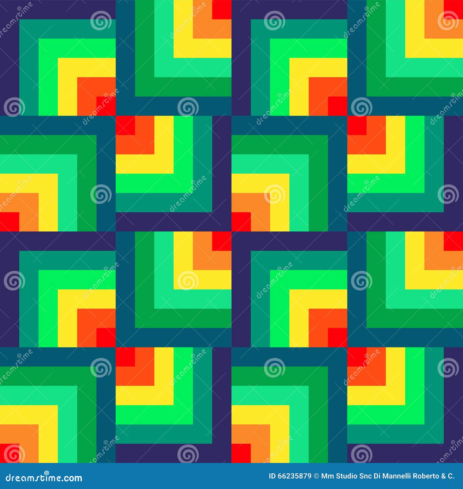 Illustrator Colorful Geometric Pattern Stock Vector - Illustration of ...