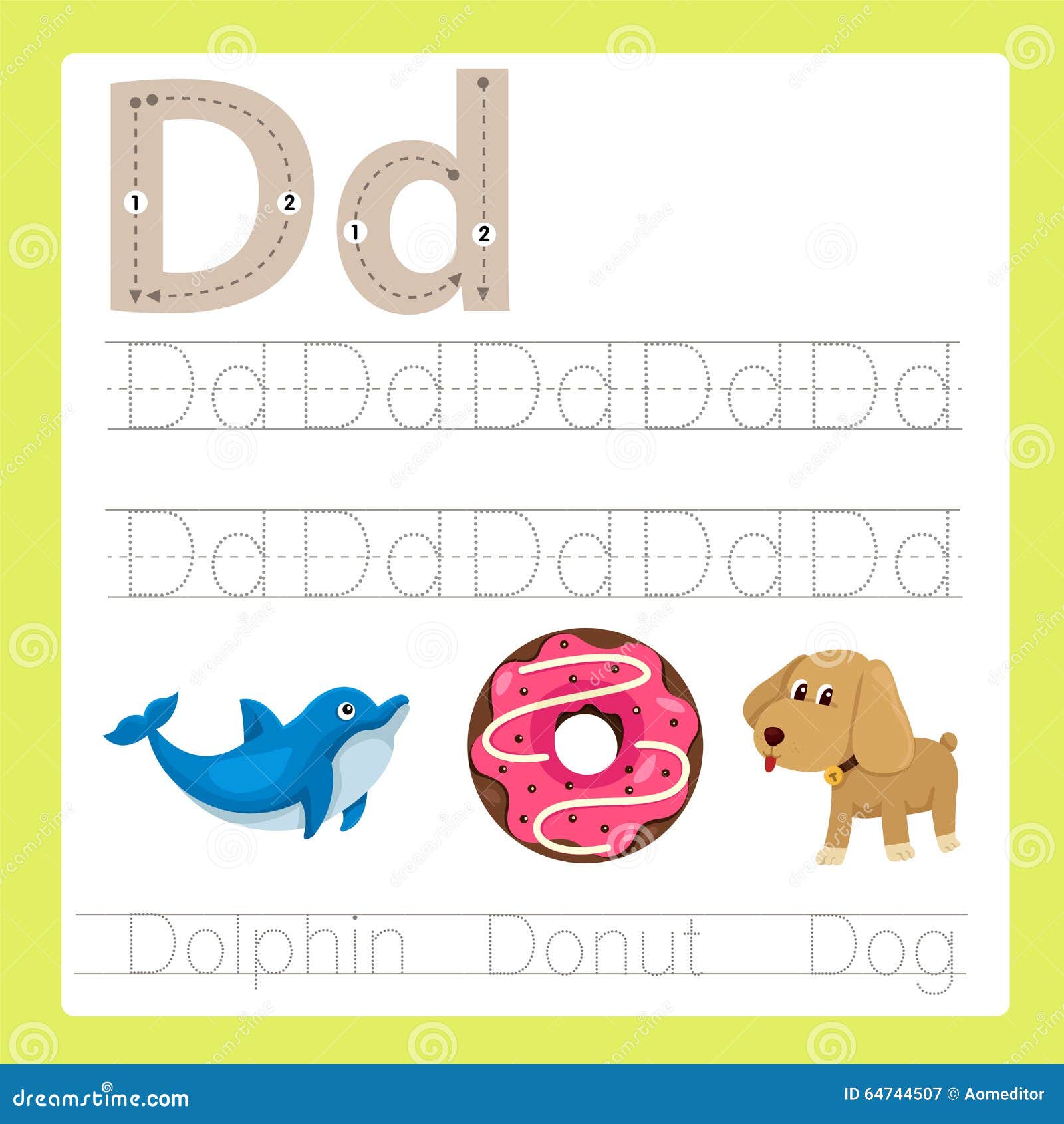 Illustrator Letter D Dog Stock Illustrations – 4 Illustrator Letter D ...