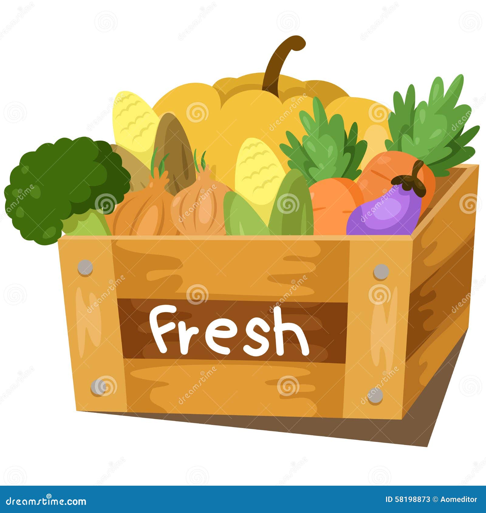 Illustrator of Fresh Vegetable Stock Vector - Illustration of ...