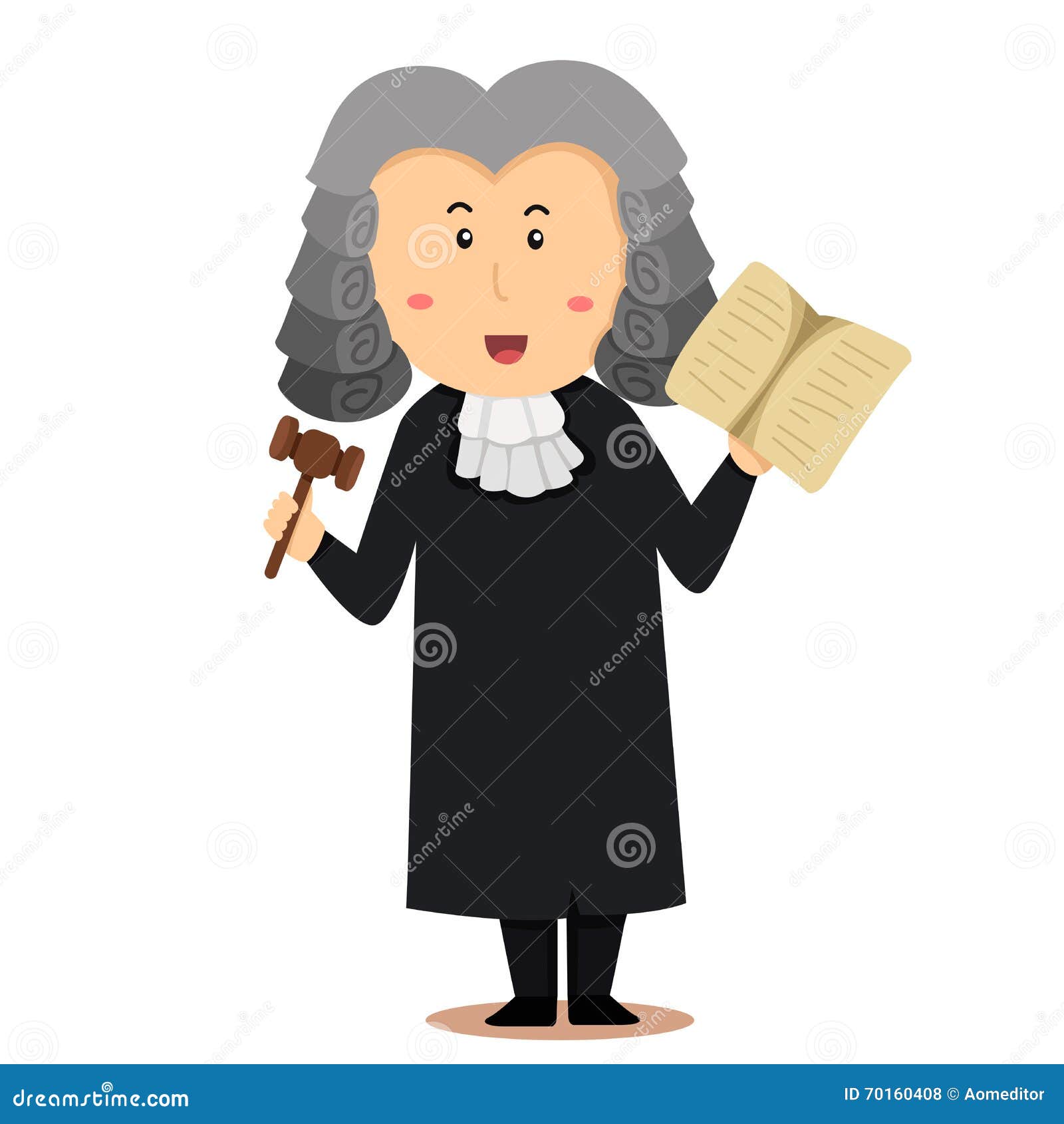 Illustrator of judge stock vector. Illustration of building - 70160408