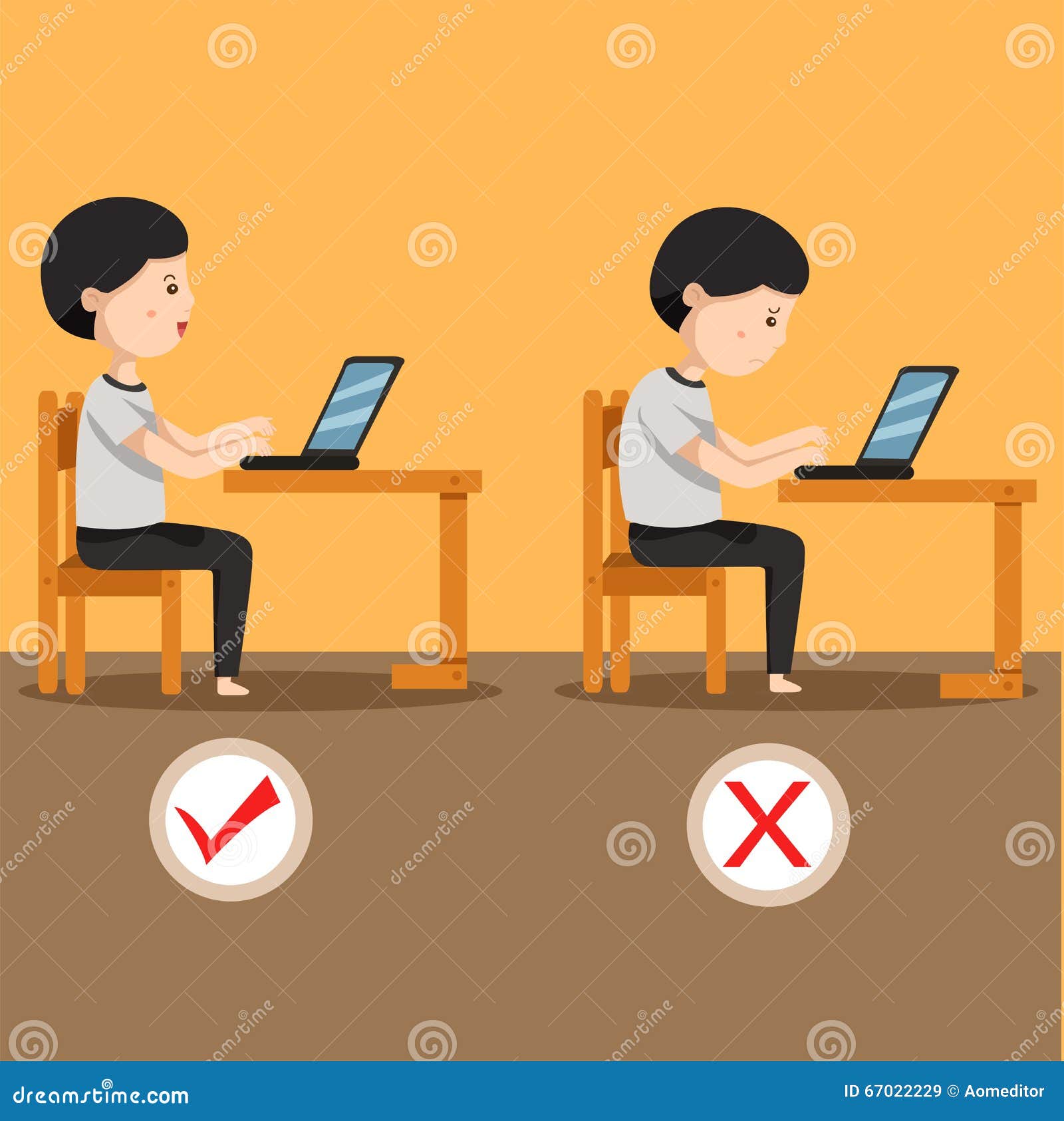 Illustrator of Man Sitting Position Two Stock Vector - Illustration of ...