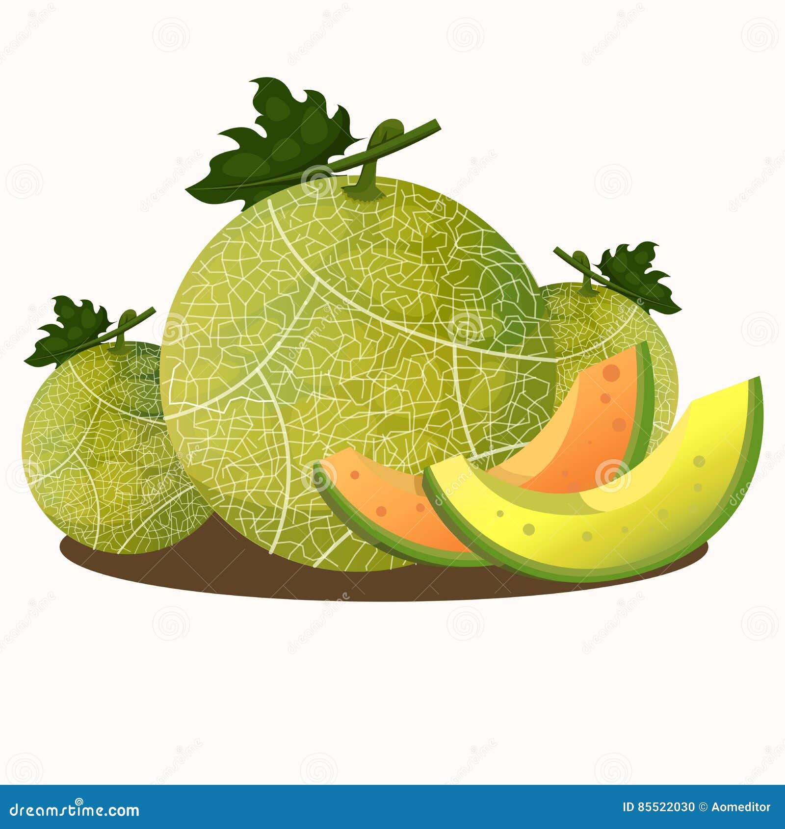 Melons Cartoons, Illustrations & Vector Stock Images - 2574 Pictures to ...