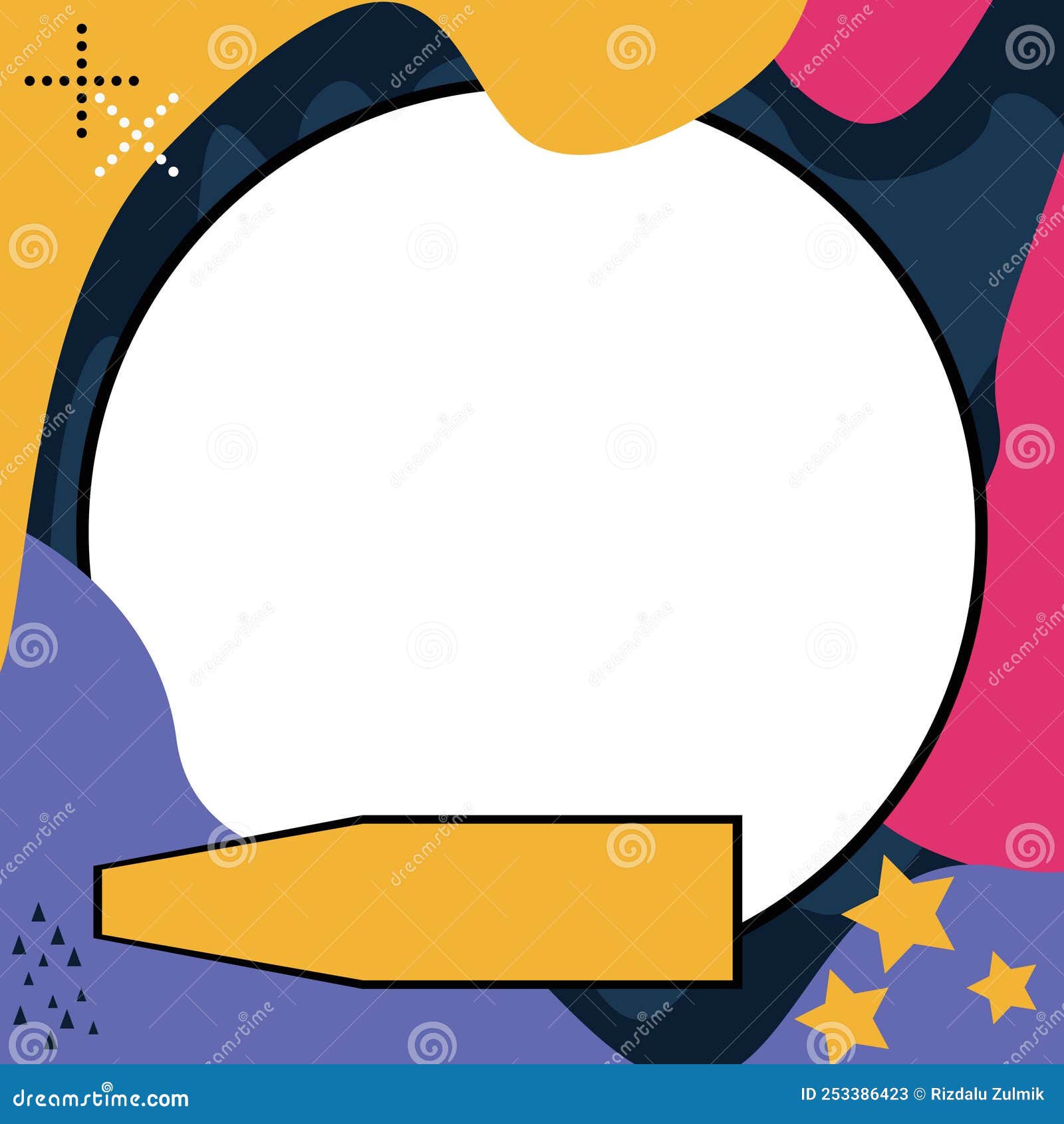 Twibbon Abstract Background Stock Vector - Illustration of font, modern ...