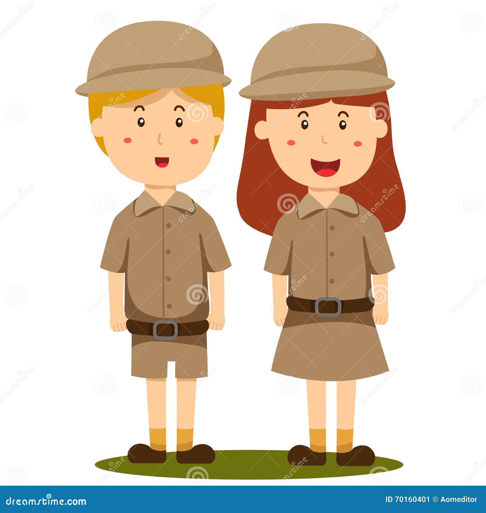 Girl Zookeeper Clip Art