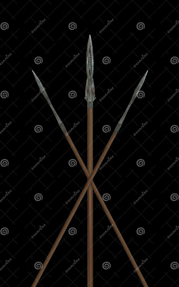 Illustrazione Con Le Lance Romane Fotografia Stock - Immagine di ...