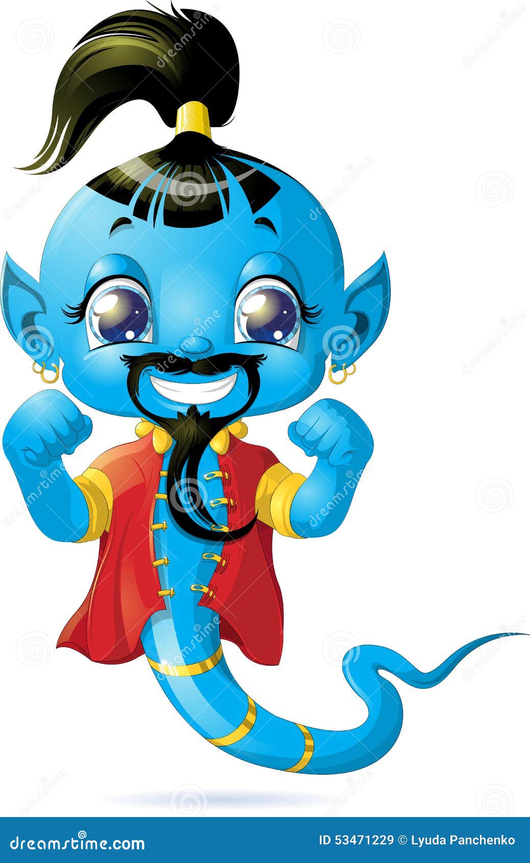 Illustrazione Dei Genii Svegli Illustrazione Vettoriale - Illustrazione ...